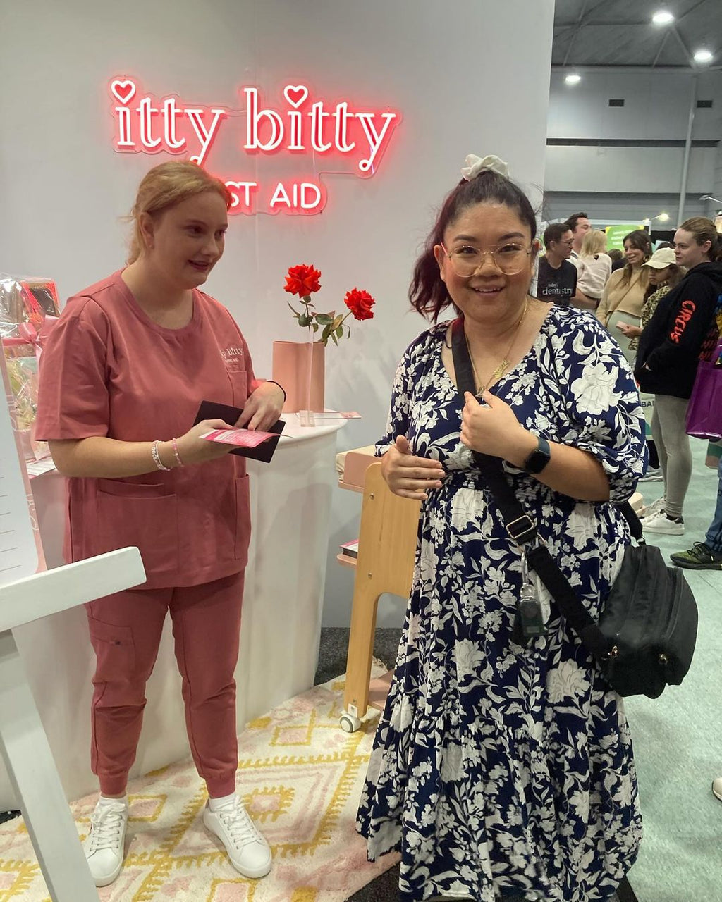 Itty Bitty First Aid Neon Design | Vibrant Signs for Education