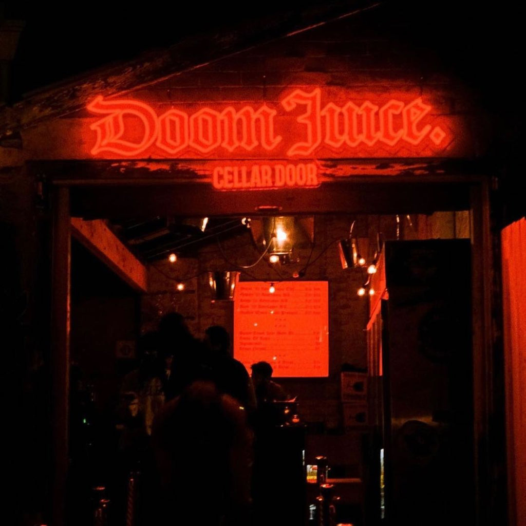 Doom Juice Neon Sign Story | Make Your Wine Brand Stand Out