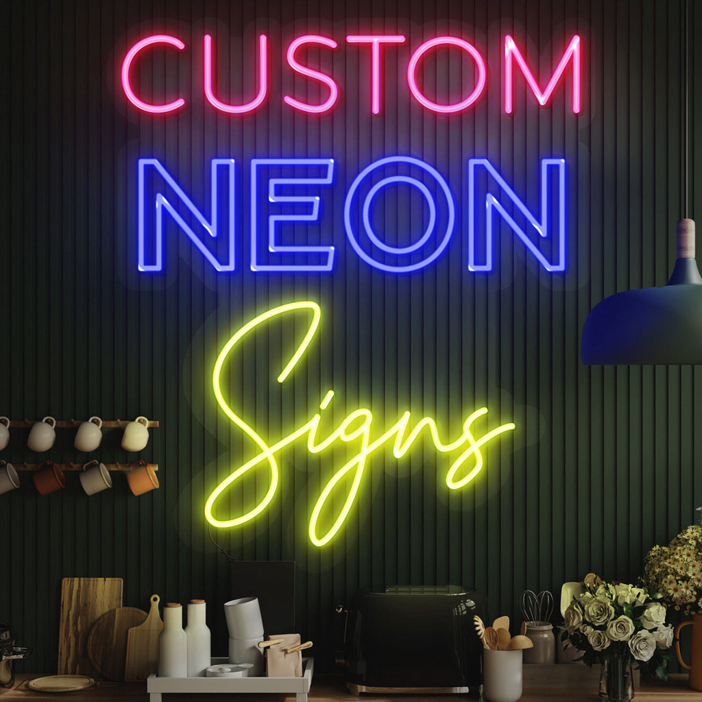 Neon Lights For Room - Custom Neon Wall Sign - Guaranteed Safety & Dur