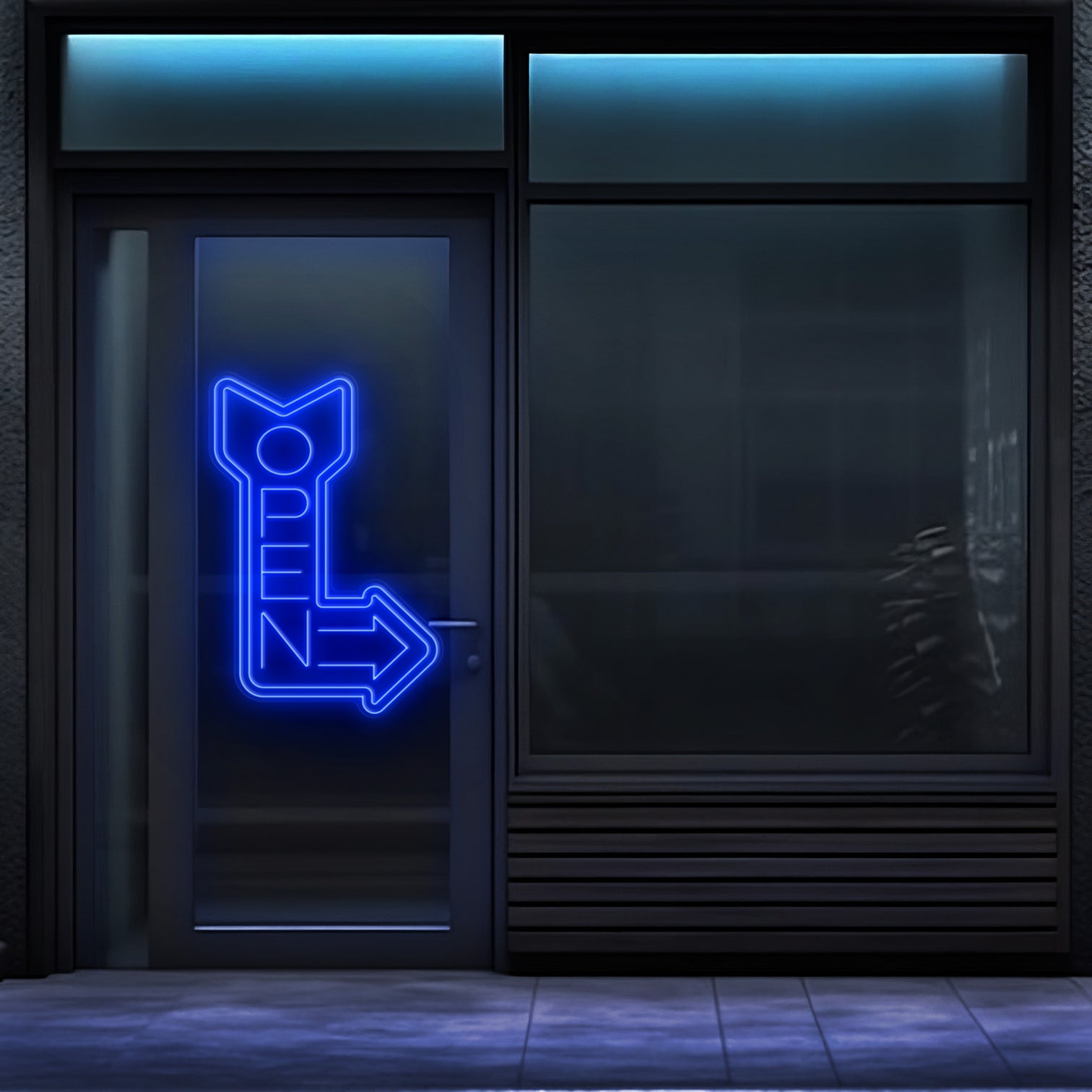 Open Arrow LED Neon Sign!