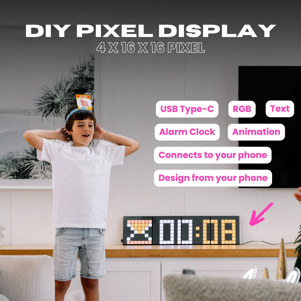 4 x 16 x 16 Pixel Screen x Kings Of Neon!