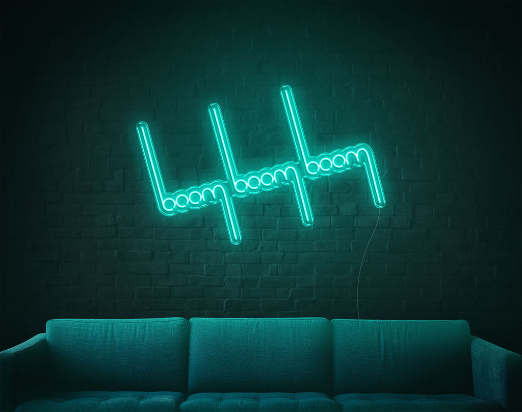 Boom Boom Boom LED Neon Sign!