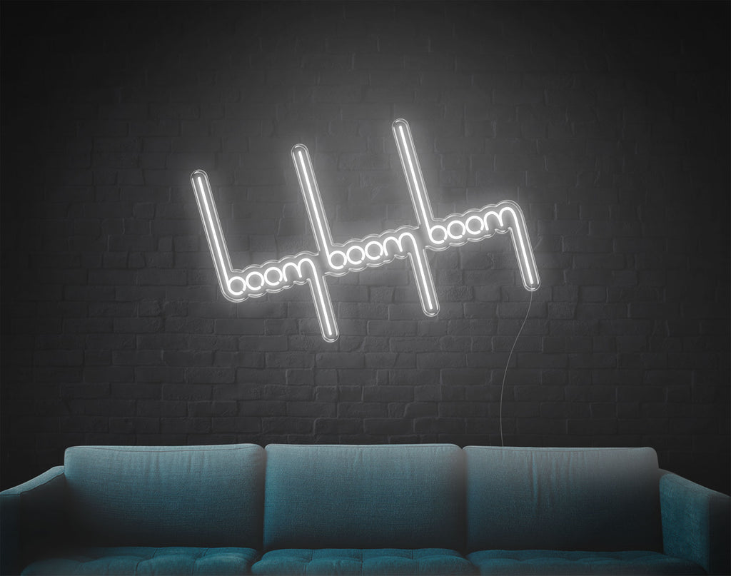 Boom Boom Boom LED Neon Sign – Kings Of Neon® USA