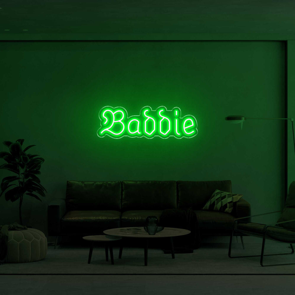 Baddie LED Neon Sign!