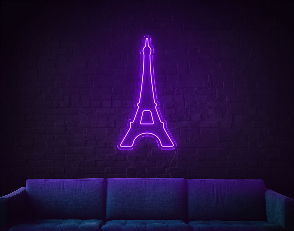 Eiffel Tower Neon Sign