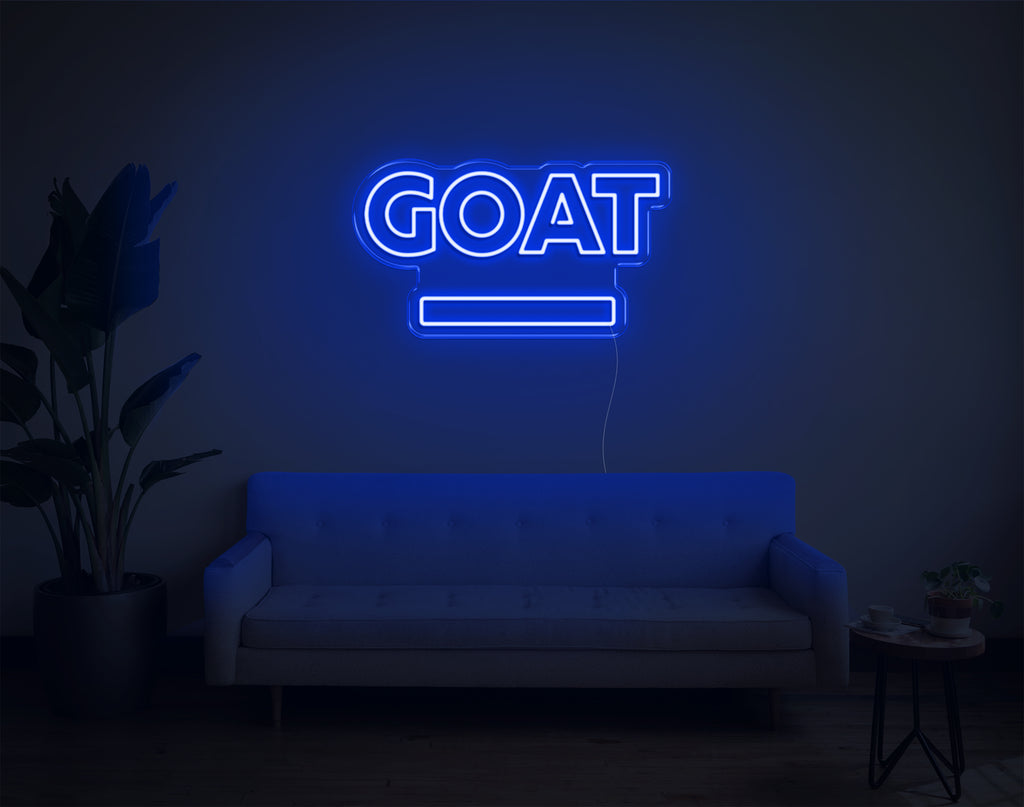 GOAT Neon Sign