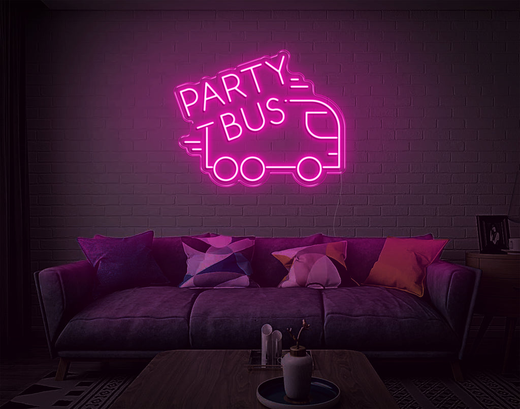 Party Bus LED Neon Sign!